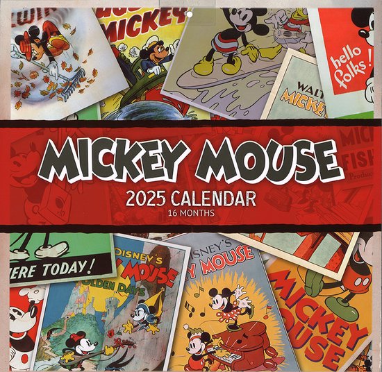 Calendrier Brochure Mickey Mouse 2025 30X30 | bol