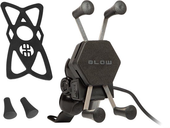 Motor telefoonhouder - Met USB poort - Universeel | bol