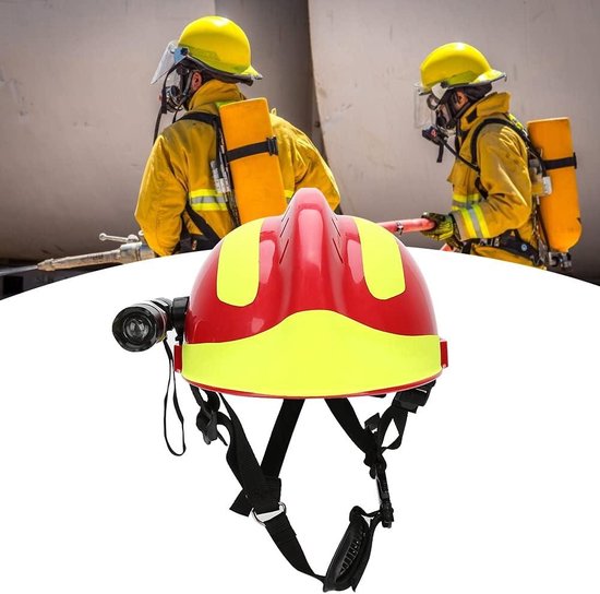 Rescue Anti-Impact Fire Fighter Protection Helm met Koplamp en ...