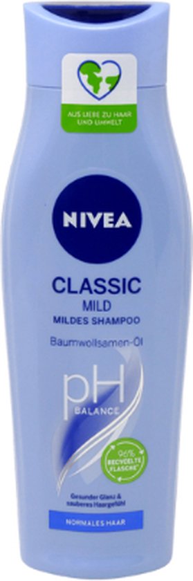 Nivea Shampoo Classic Mild - 250 ml | pH-Balance met Katoenzaadolie ...