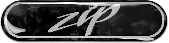 Plak reflector 3D Piaggio ZIP Forged carbonlook / reflectie | bol