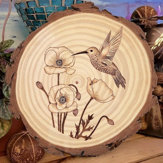 Houten Schijven voor Creatieve DIY Projecten en Decoraties, 4 Stuks, 18 ...