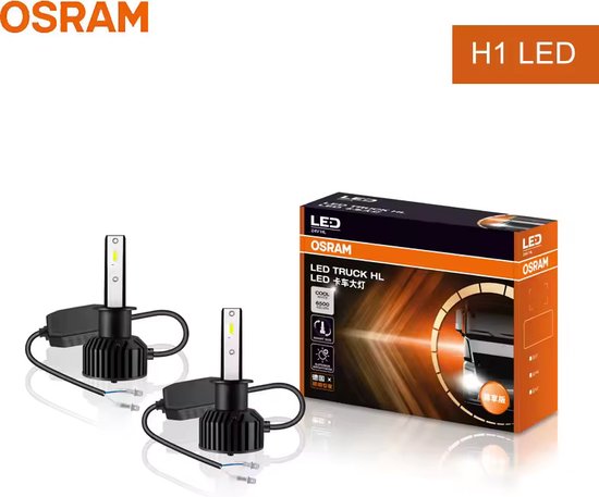 Osram LED Truck HL LED Vrachtwagenlamp H1 - 24V - 90W - 6500K - Set 2 stuks | bol