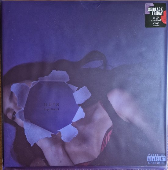 Guts (Spilled) - Olivia Rodrigo 2LP BF24 - Marbled Red & Purple, Olivia ...