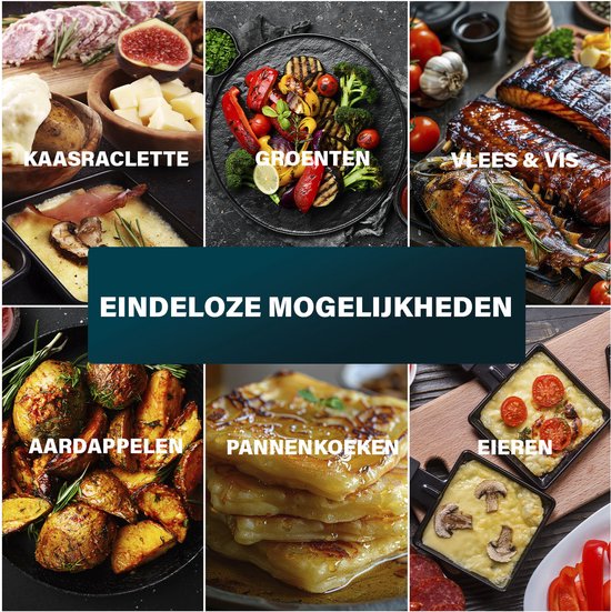 Princess Raclette Purify - 8 personen - Met ingebouwde afzuiging ...