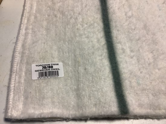 Sorbo dweil.5 stuks. Groot. 70 x 60cm. Katoen. Wit. Echte dweil. | bol