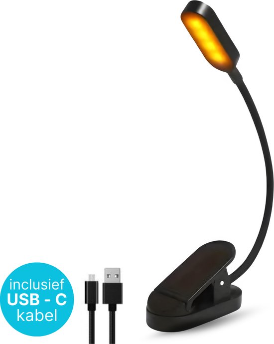 Leeslamp - Leeslampje - Leeslampje voor boek - Leeslampje voor in bed ...