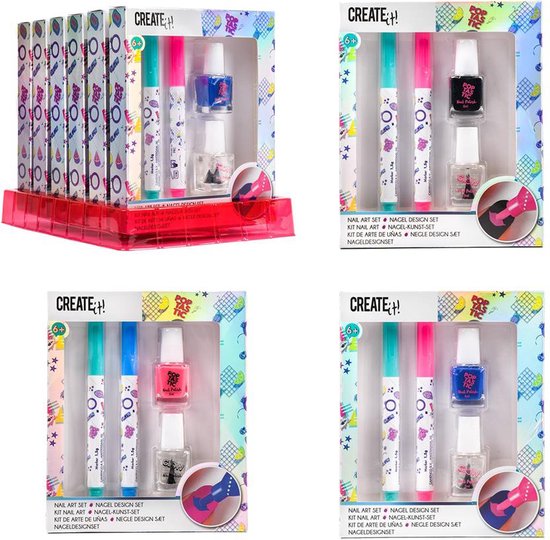 Create it! - Poptastic Nail design - Zwart - nagel design - nagellak ...