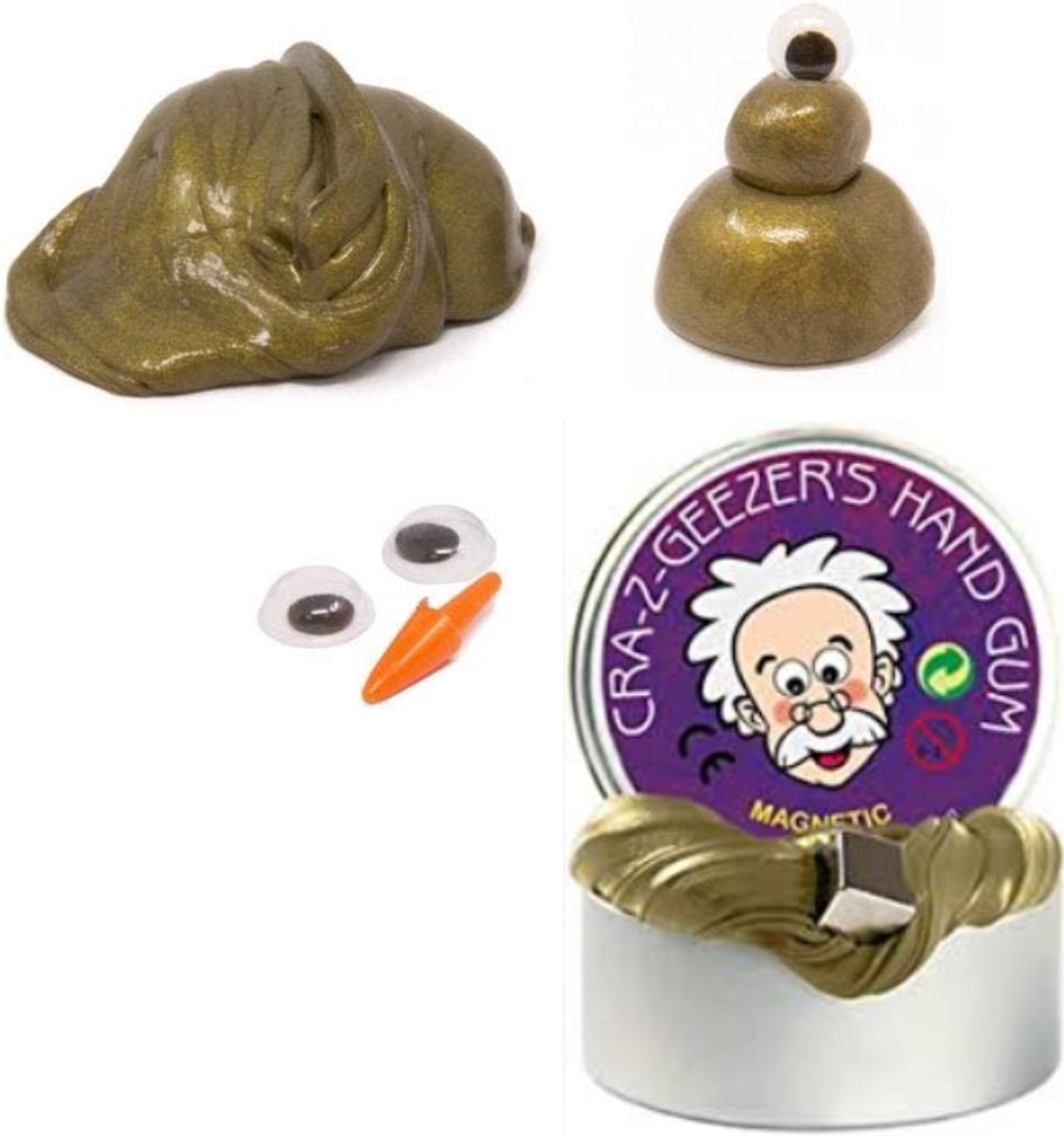 Magic Putty | Magnetisch Plasticine Hand Gum | Magnetische Kneed Gum ...