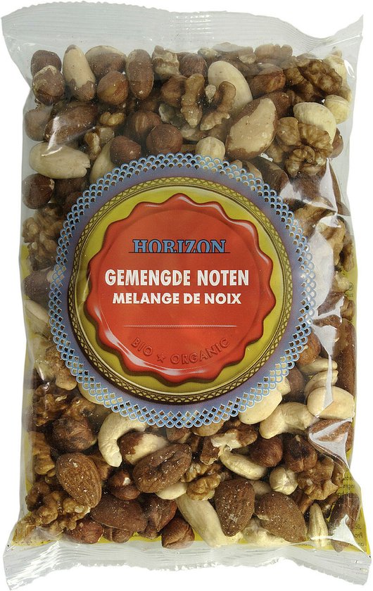 Horizon Gemengde Noten 6 x 400GR - Voordeelverpakking | bol