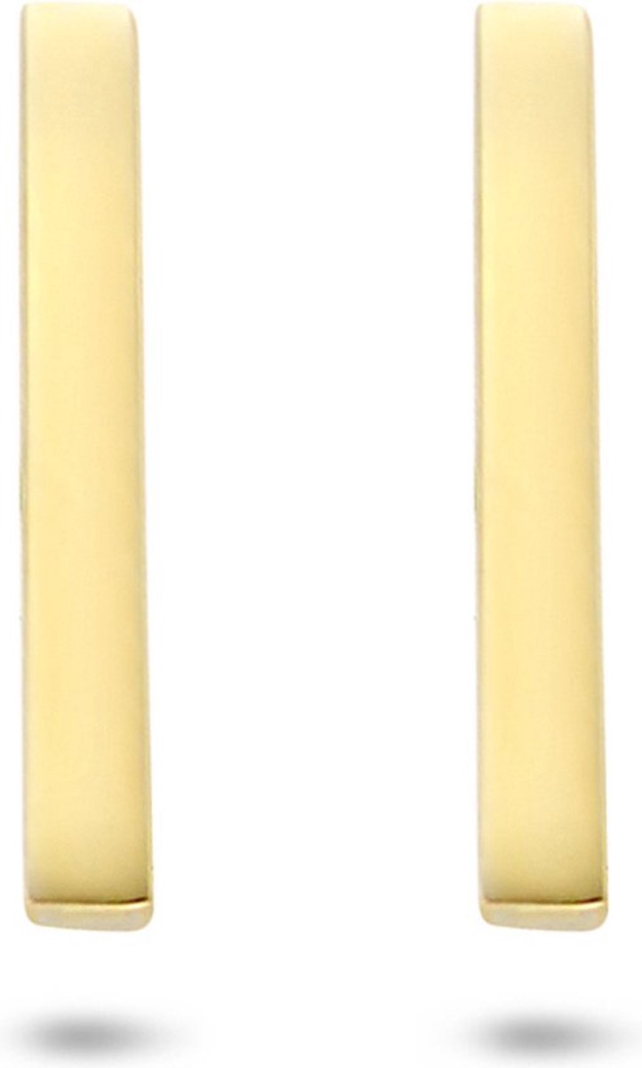 Marie-Celeste Balkje Dames Oorknoppen 8.5 mm - Goud | bol.com