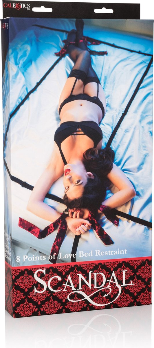 CalExotics - Scandal Bed Restraint - Bondage / SM Zwart | bol.com