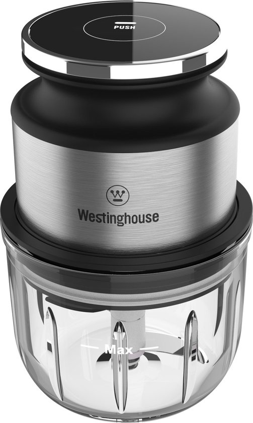 Westinghouse Mini Chopper – 300 ml – Draadloos – USB Oplaadbaar – RVS ...