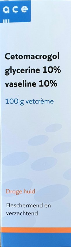 Cetomacrogol , glycerine 10% , vaseline 10% | bol