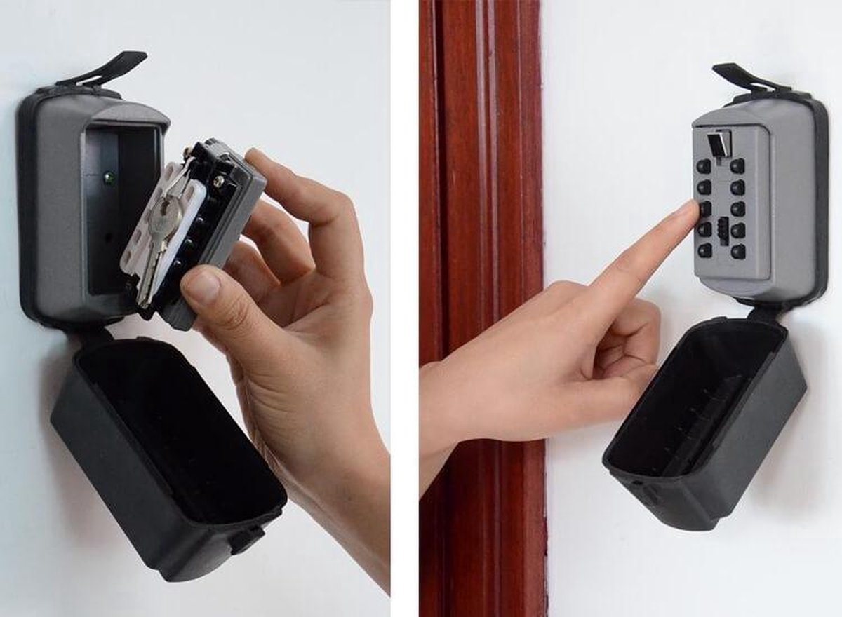 Sleutelkluis – Kluisje met cijferslot voor Buiten en Binnen - 4 ...