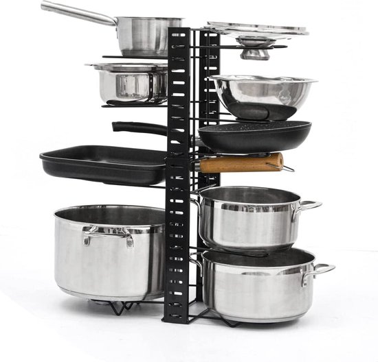 pannenrek - pan racks / pannenplank , pan shelf / rack organizer | bol