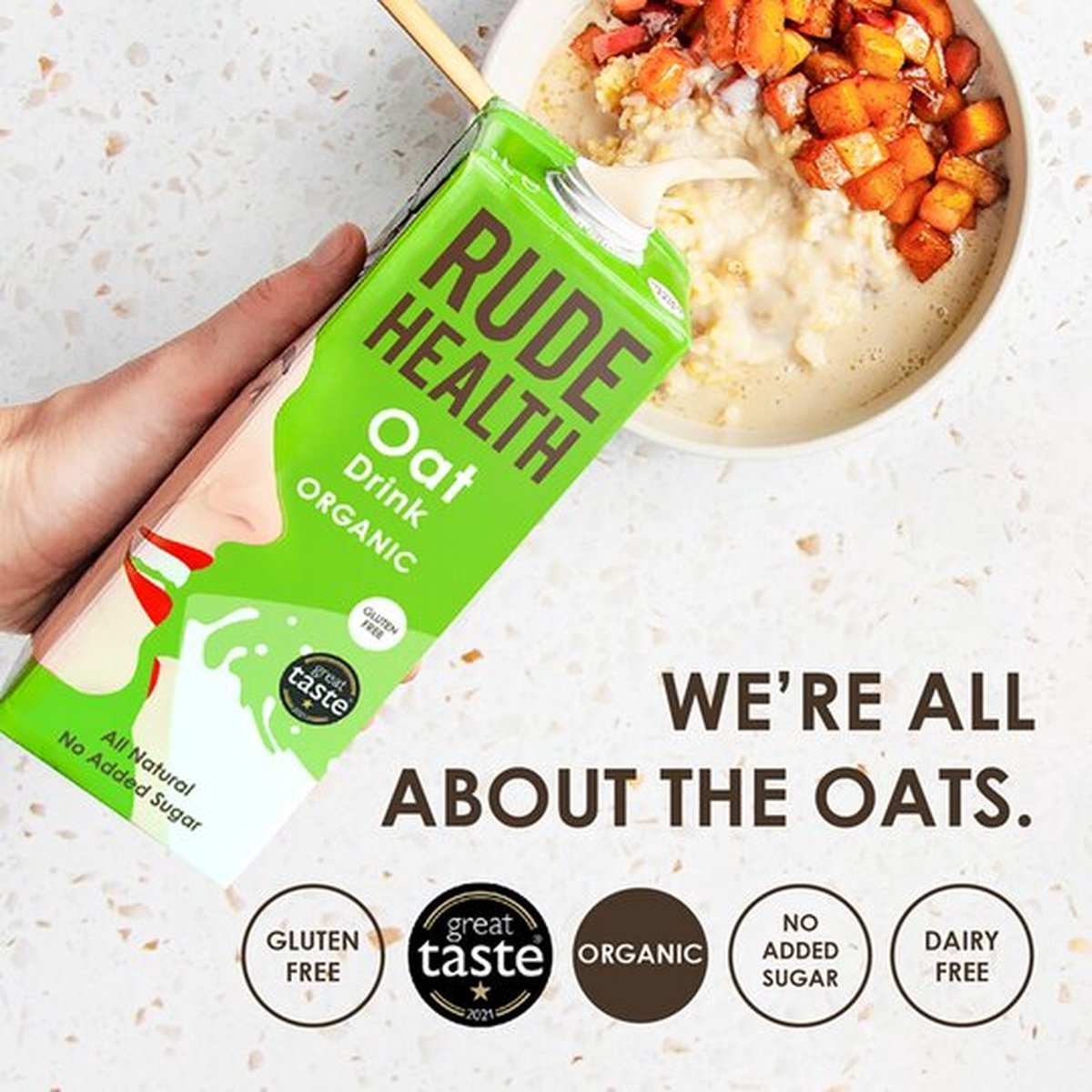 Rude Health | Oat Milk Drink (havermelk) - 6 x 1L | bol