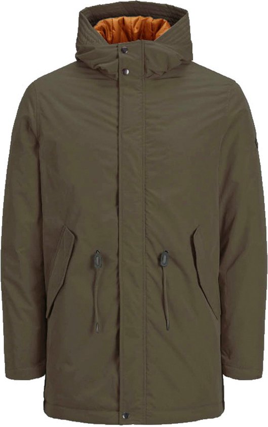 Jack & Jones - Heren Jas winter Jorchucky Parka Jacket - Groen - Maat L ...