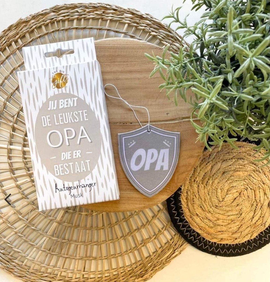 Autogeurhanger Opa - cadeau - geurhanger voor in de auto - voor opa ...