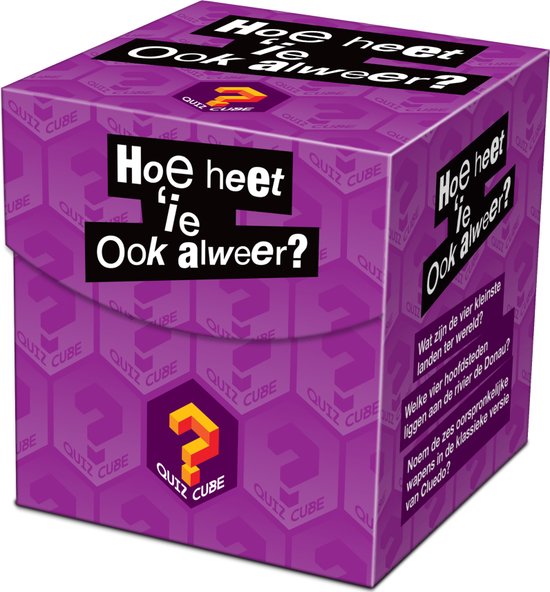 Hoe Heet 'ie Ook Alweer? ( Quiz Cube) | Games | bol