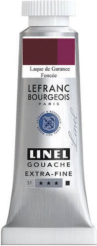 Lefranc & Bourgeois Linel Gouache Extra Fine Deep Madder 181 14ml | bol