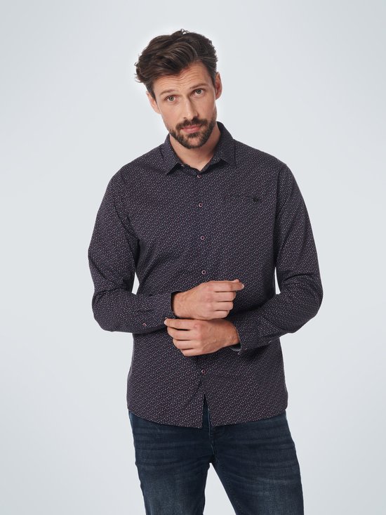 No Excess Mannen Lange Mouw Overhemd Zwart XL | bol.com