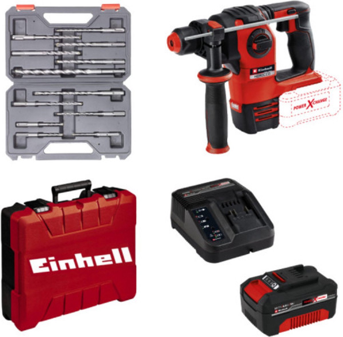 EINHELL 18V Power X-Change boormachine - HEROCCO - Starter Kit Power 4 ...