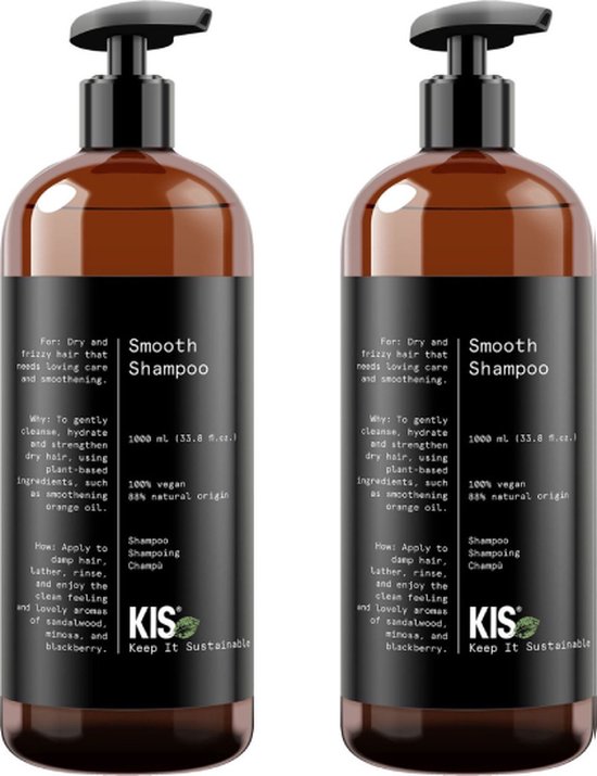 Kis Green - Smooth - Shampoo 2 x 1000 | bol.com