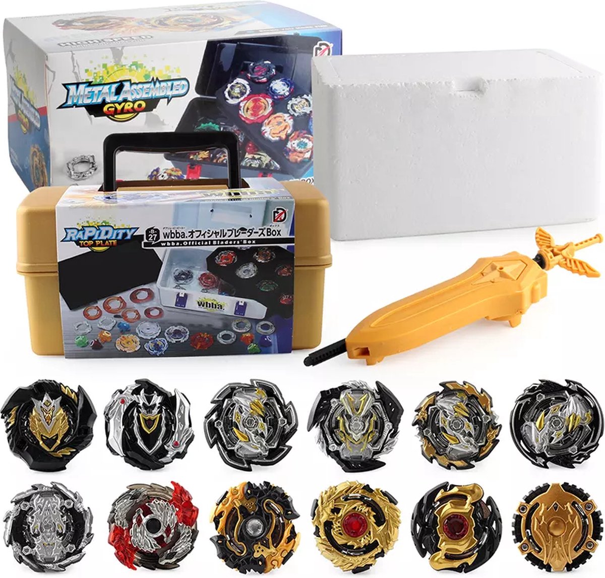 Metal Assembled Gyro beyblade - hele speel set | bol.com