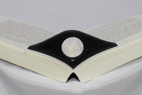 READSY – Porte Page – Noeud – Diamètre 2,5 cm – Medium– Zwart – Anneau ...