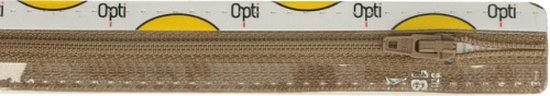 Rits taupe 45cm deelbaar Opti-lon | bol