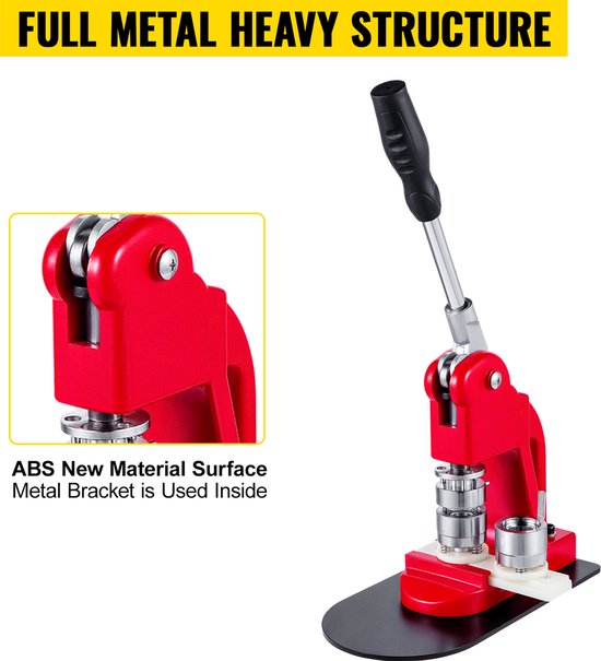 Seeper Buttonmaker 75mm - Badge Maker incl. 500 Buttons - Buttons Maken ...