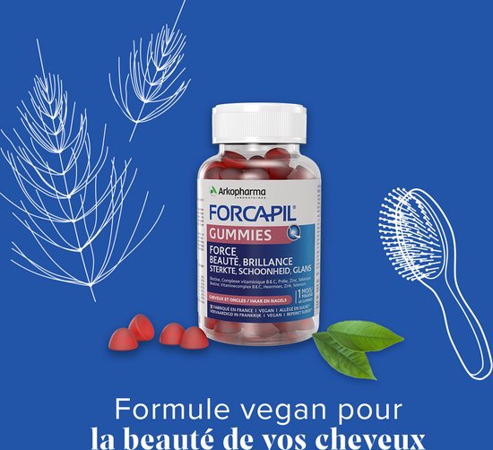 Arkopharma - Forcapil Gummies Groei Voor Optimaal Sterk Haar – 60 ...