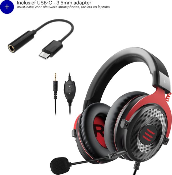 EKSA E900 + USB-C naar 3.5mm adaptor | bol.com