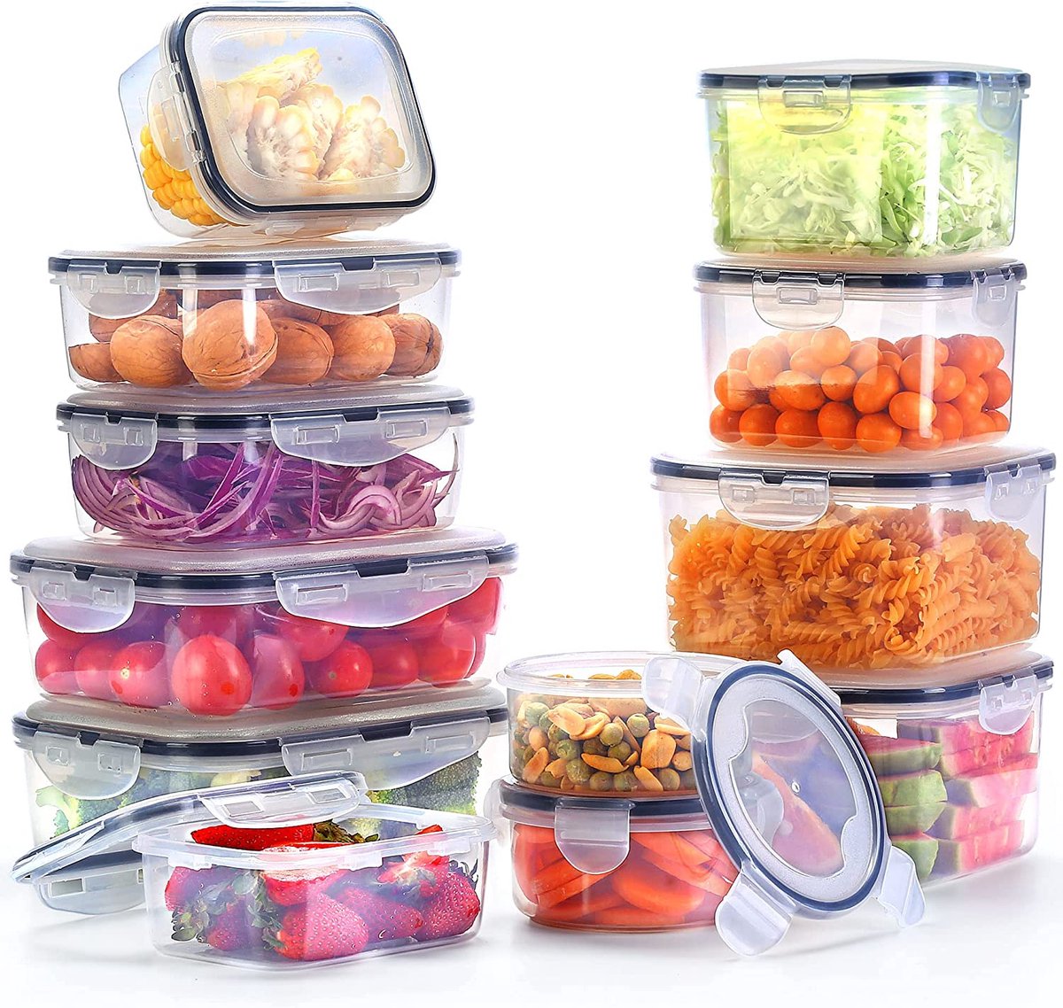 Ensemble de boîtes de rangement - Boîtes de rangement de cuisine ...