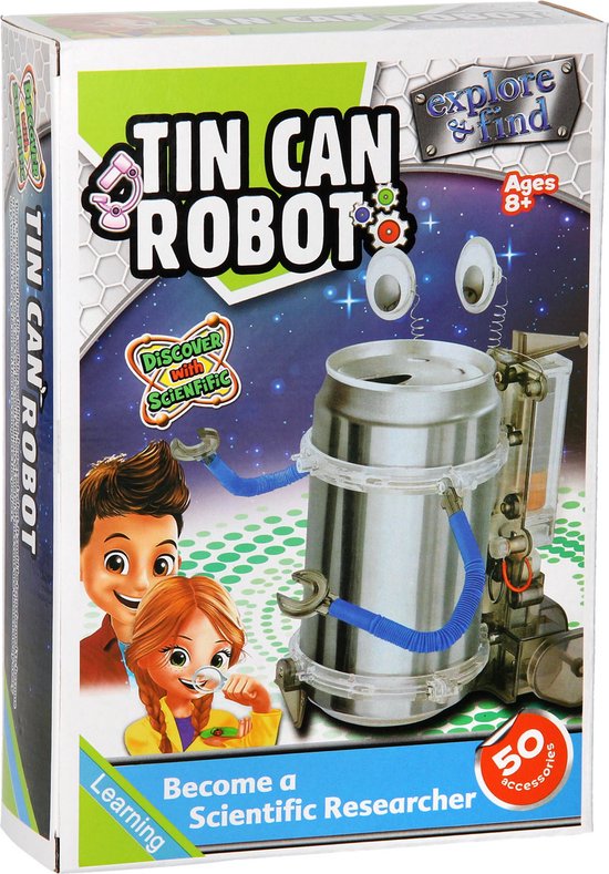 experimenten - blikjes robot, 50dlg. | bol.com
