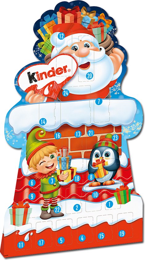 Calendrier de l'Avent Kinder Mix - 210g - Noël | bol