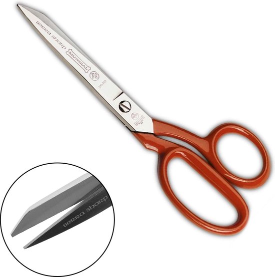 Mundial Serra Sharp - 270-7SR - Coupeuseschaar / Stofschaar - RVS ...