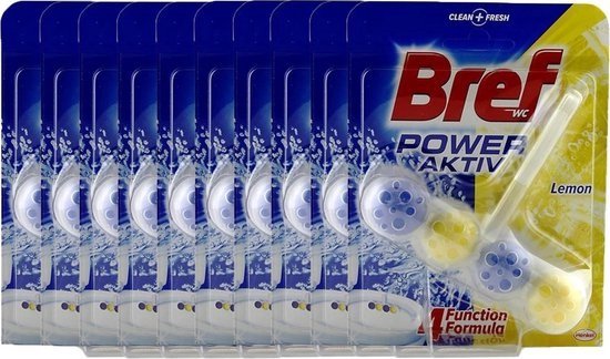 Bref WC Blokken Power Active Lemon [10 x 50gr] | bol