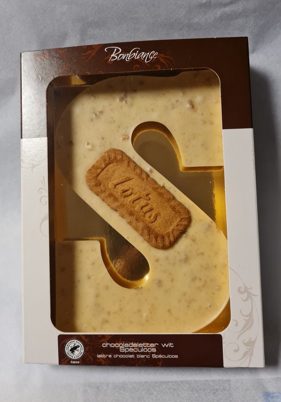 4 x luxe chocoladeletter- Speculoos- Witte chocola- 4 x 200 gram- Tip ...