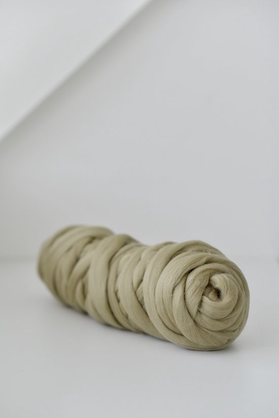 Chunky Merino Wol – Sale - Mos Groen - Lontwol – Cadeau - Cadeautje ...