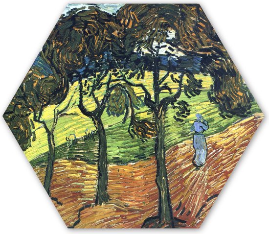 Hexagon wanddecoratie - Kunststof Wanddecoratie - Hexagon Schilderij ...