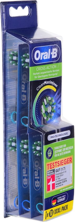Crossaction Black Edition CleanMaximiser XXXL Pack opzetborstels 10 ...