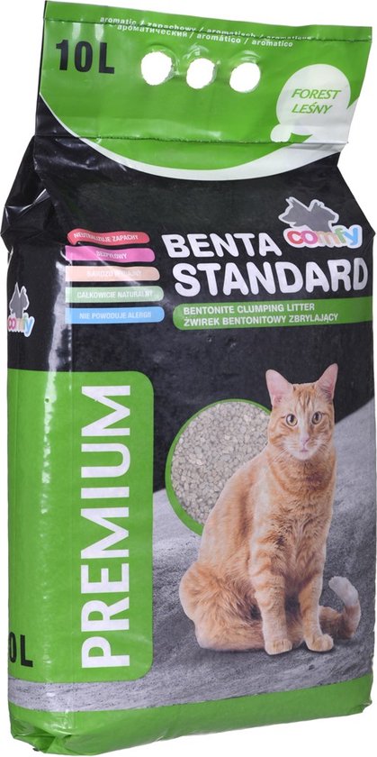 COMFY Benta Standaard - bentoniet strooisel - 10l | bol