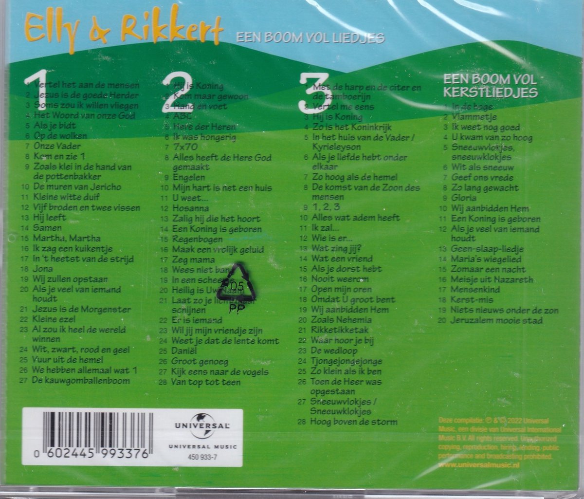 Een boom vol liedjes deel 1, 2 en 3 + Een boom vol Kerstliedjes - Elly ...