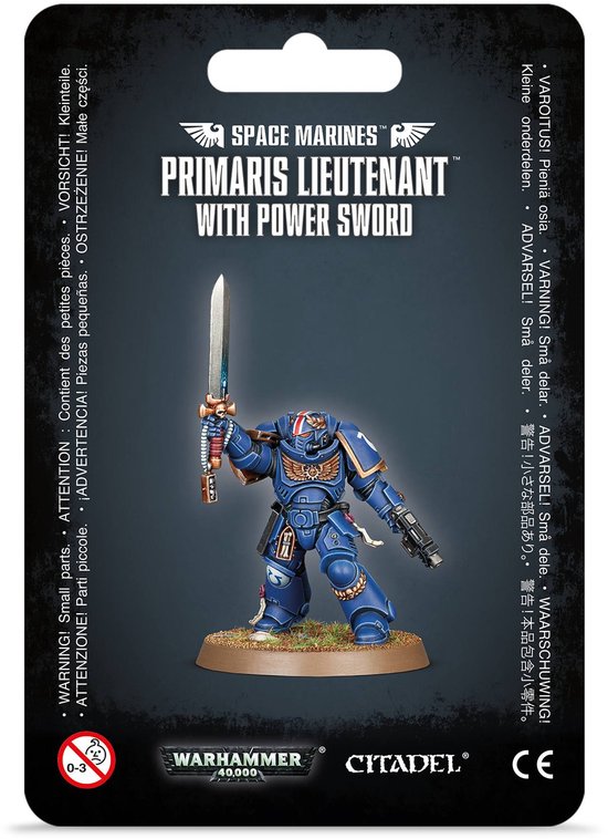 Warhammer 40.000 - Space Marines: Primaris Lieutenant With Power Sword ...