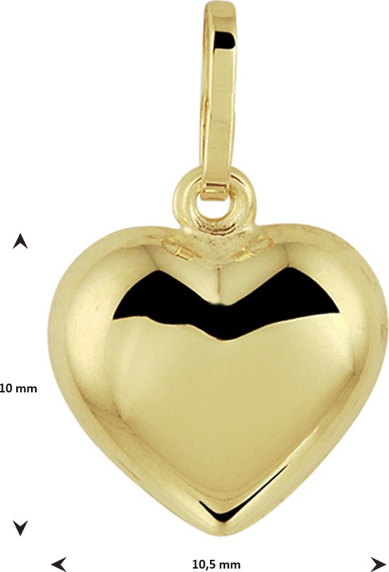 Gouden hartjes hangertje 4005725 | bol