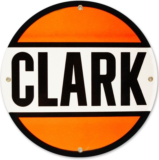 Clark Gasoline Logo Emaille Bord 12" / 30 cm | bol.com