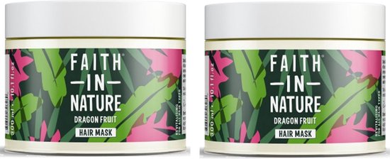 FAITH IN NATURE - Hair Mask Dragon Fruit - 2 Pak | bol