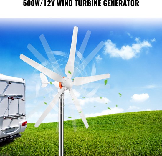Topshop Windmolen generator - Wind Turbine - Generator - 500W - Met ...